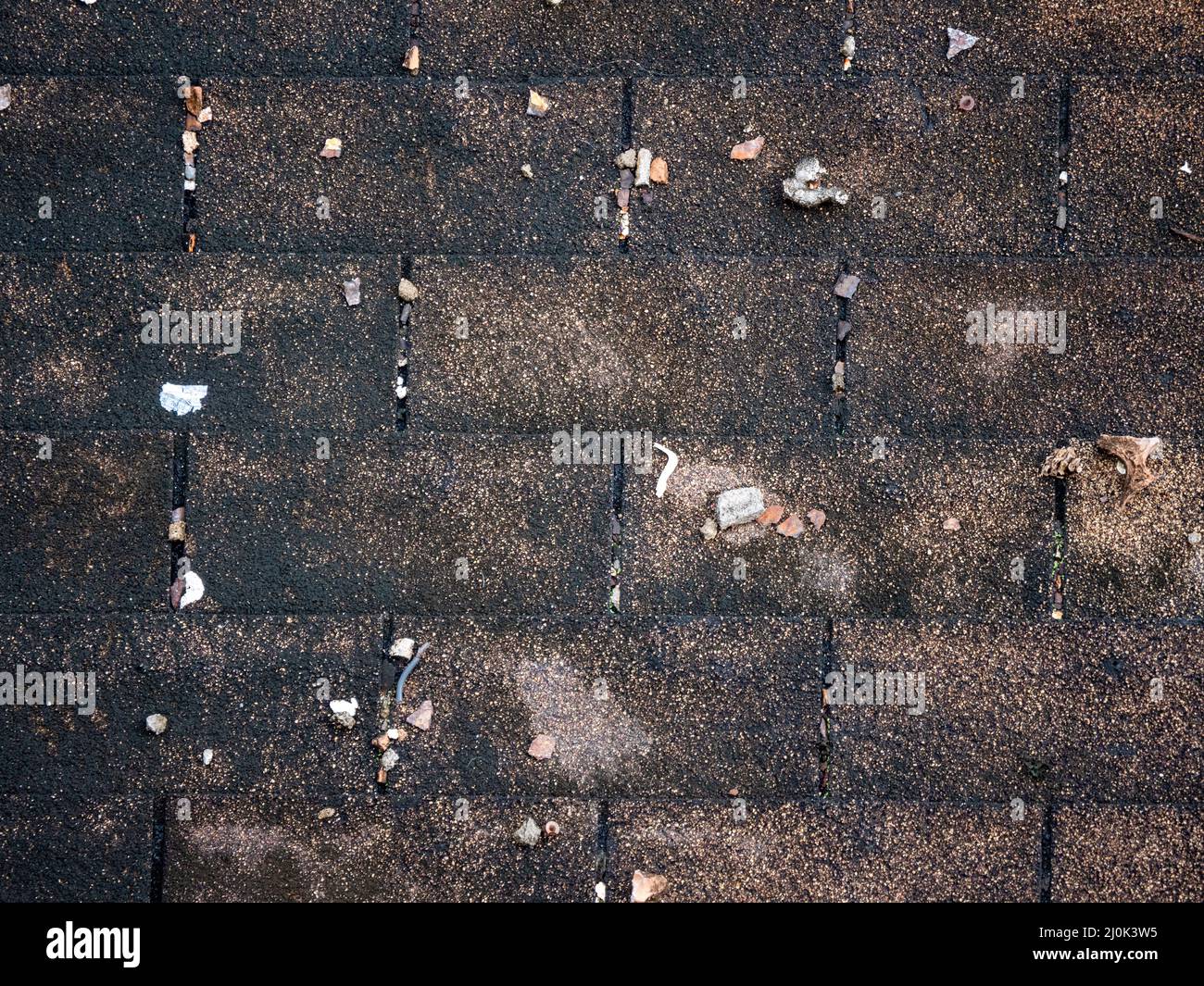 Dark Brick Floor with Some Litter in San Andrés, Colombia Stock Photo ...