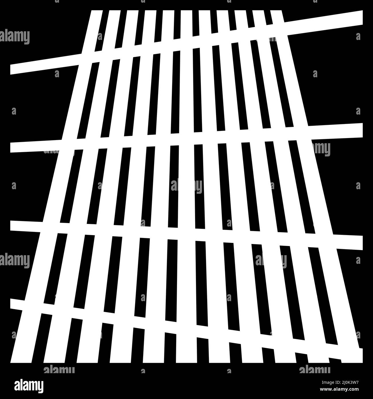 Abstract Random Grid Mesh Lattice Grating And Grille Pattern With Oblique Diagonal Slanting