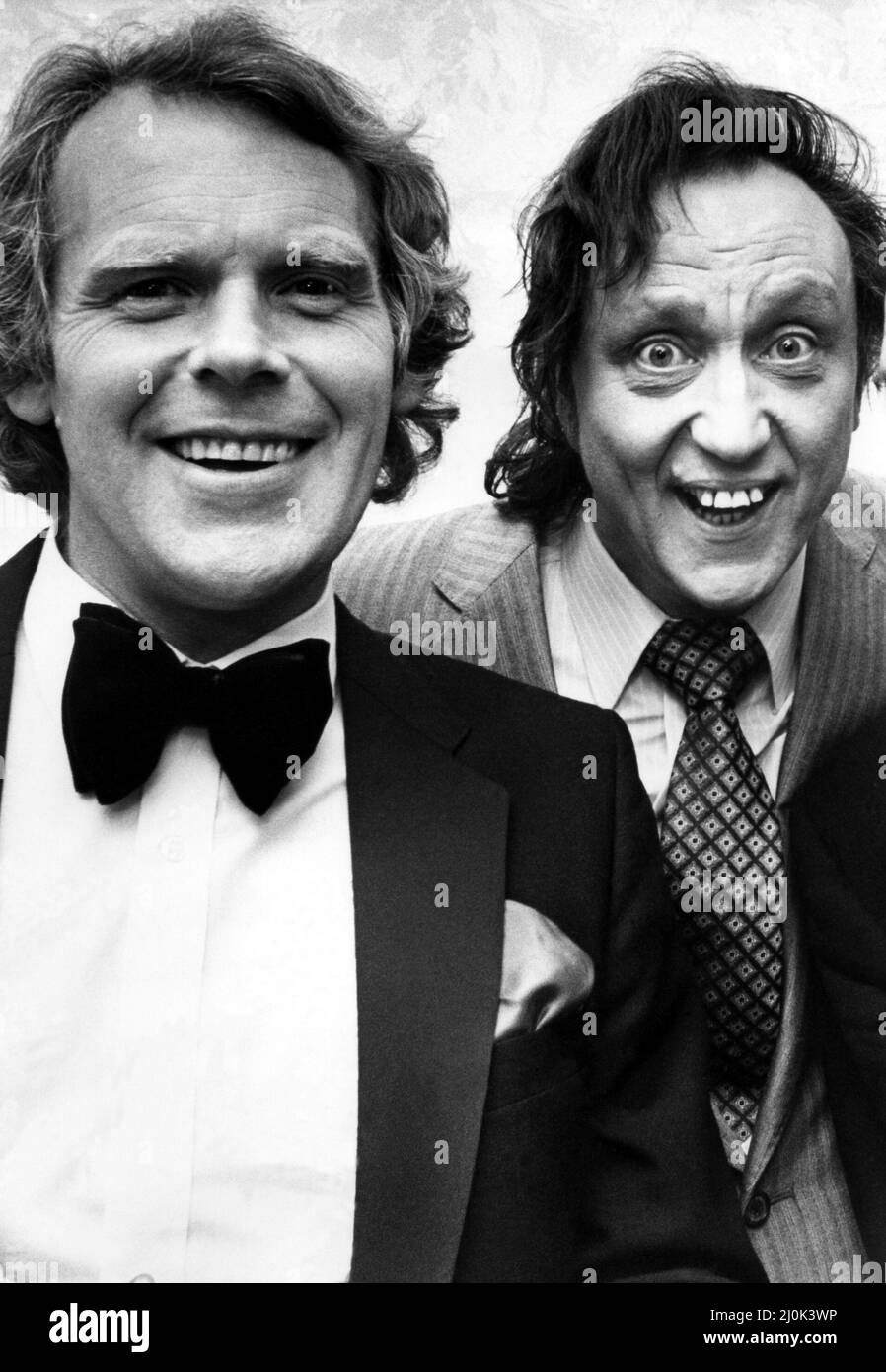 Tyne Tees Television presenter Bill Steel with comedian Ken Dodd on 5th ...