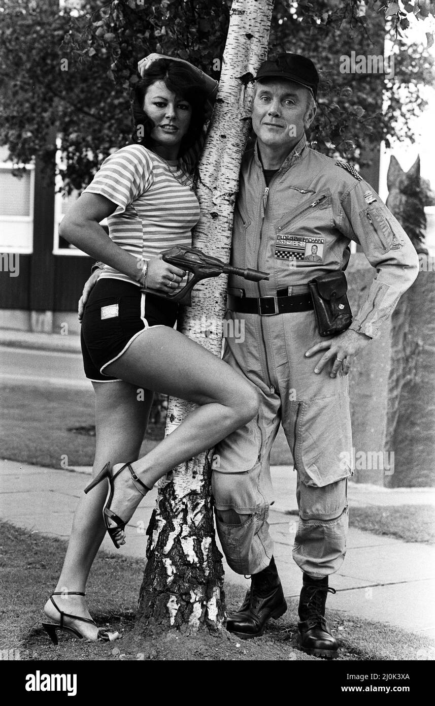 Actor Kenneth Cope and actress Ann Michelle. 28th September 1980 Stock ...