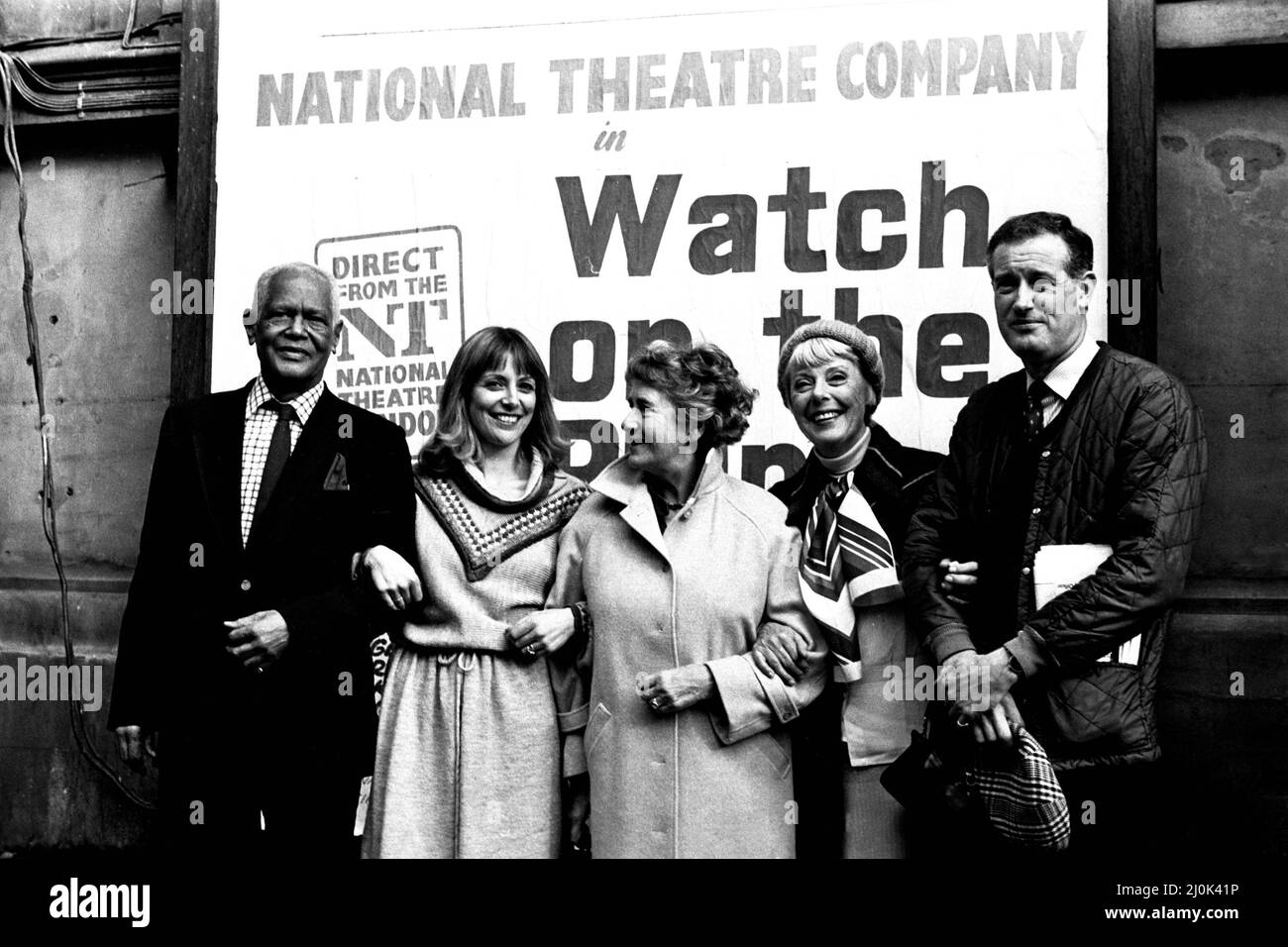 Some of the cast from the National Theature production of Watch On The ...