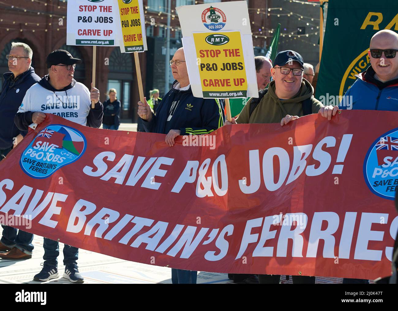 Trade Unions protest march to the Conservative spring conference 2022 ...