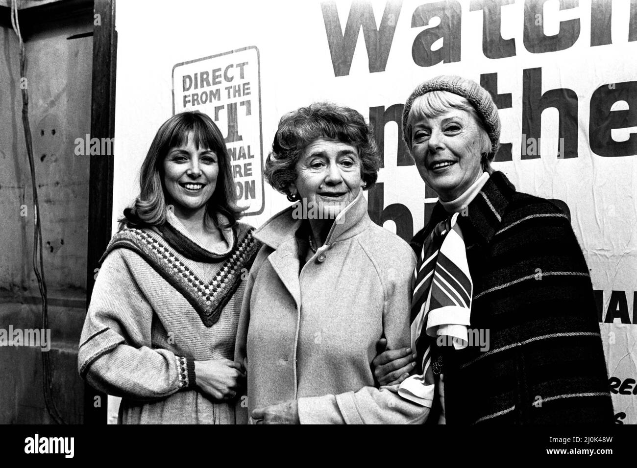 Some of the cast from the National Theature production of Watch On The Rhine at the Theatre ...