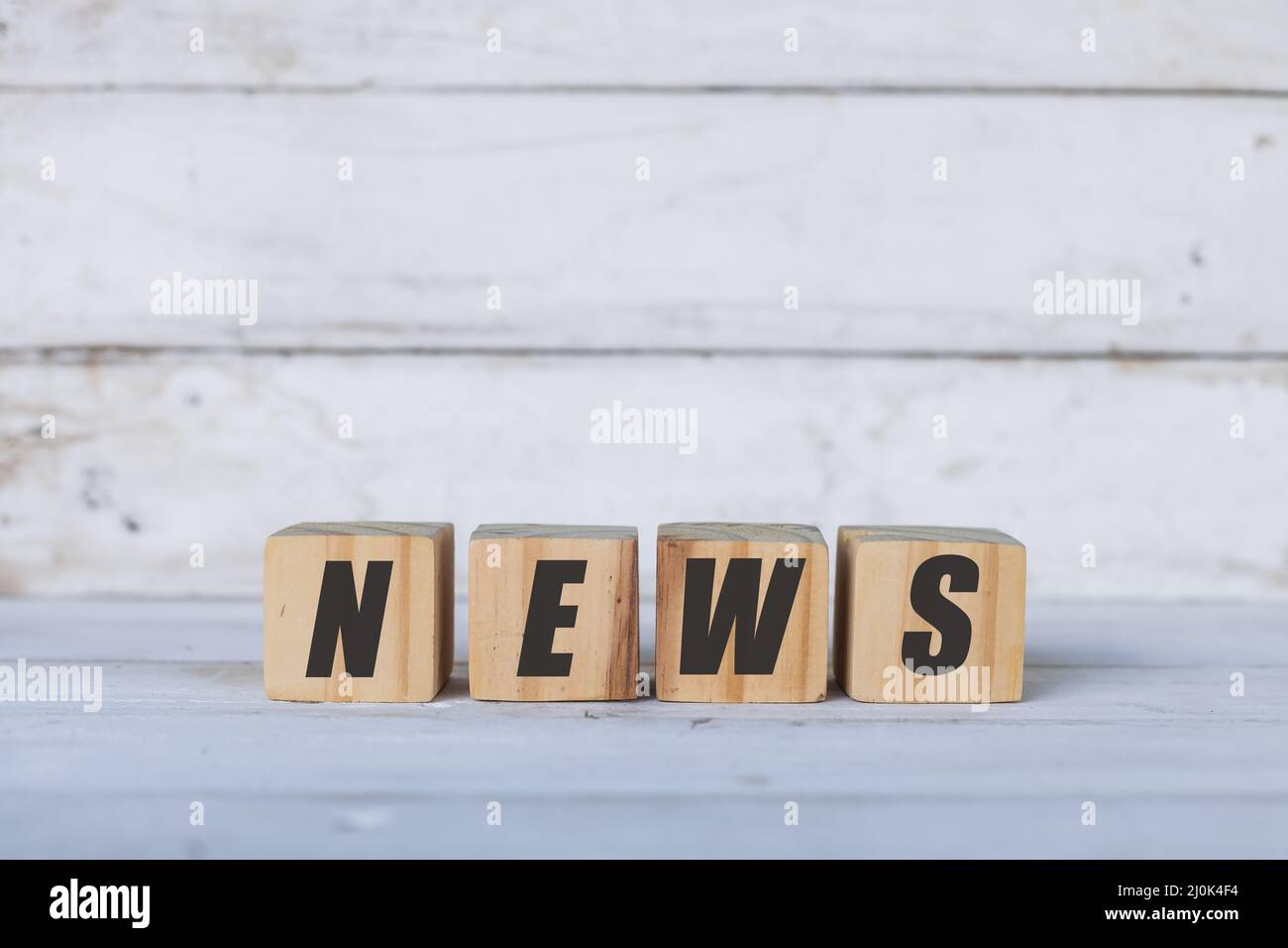 News written wooden blocks hi-res stock photography and images - Alamy