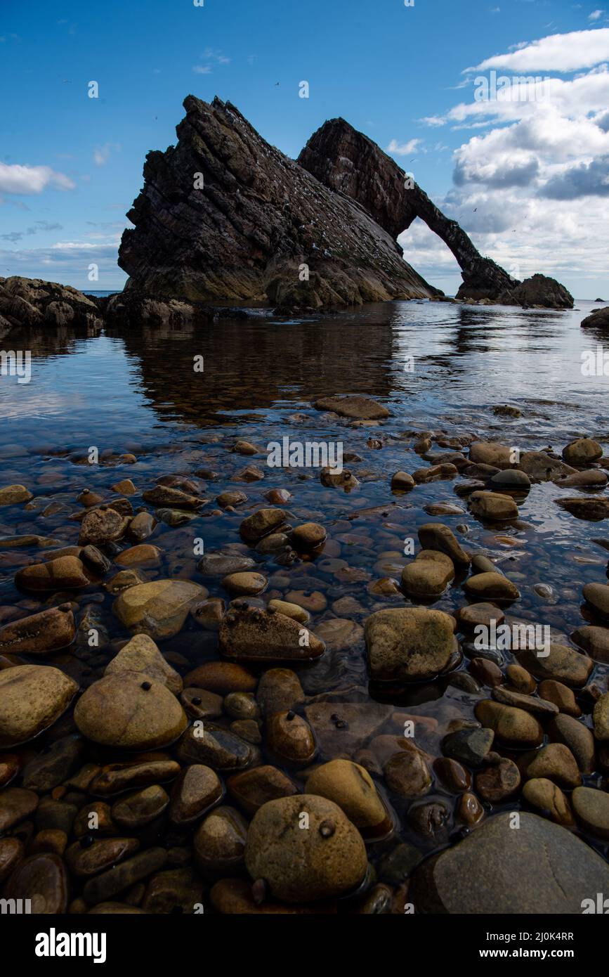 Landscape photo of cliffs and water Stock Photo - Alamy