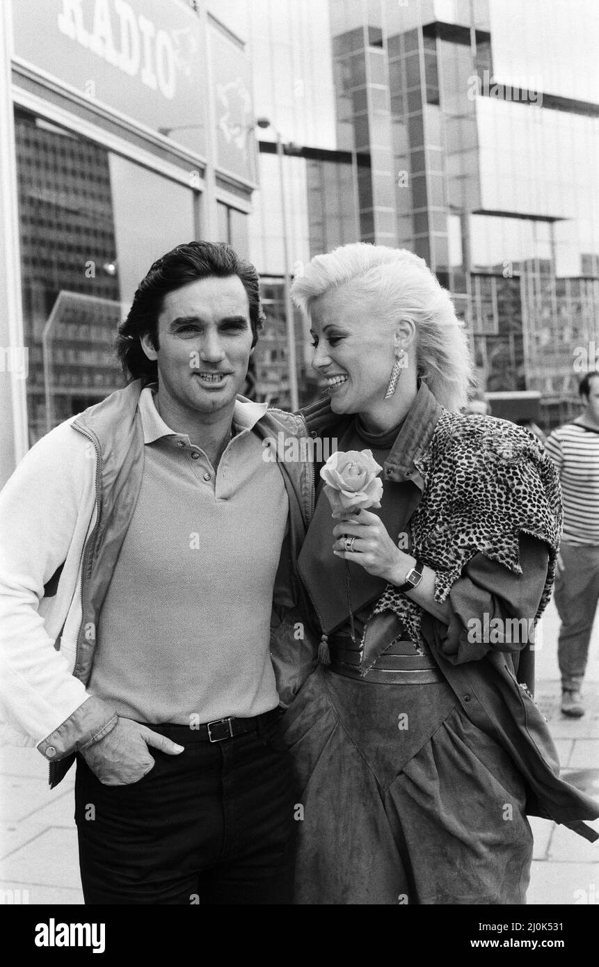 George Best and his wife Angie in London to promote George's new ...