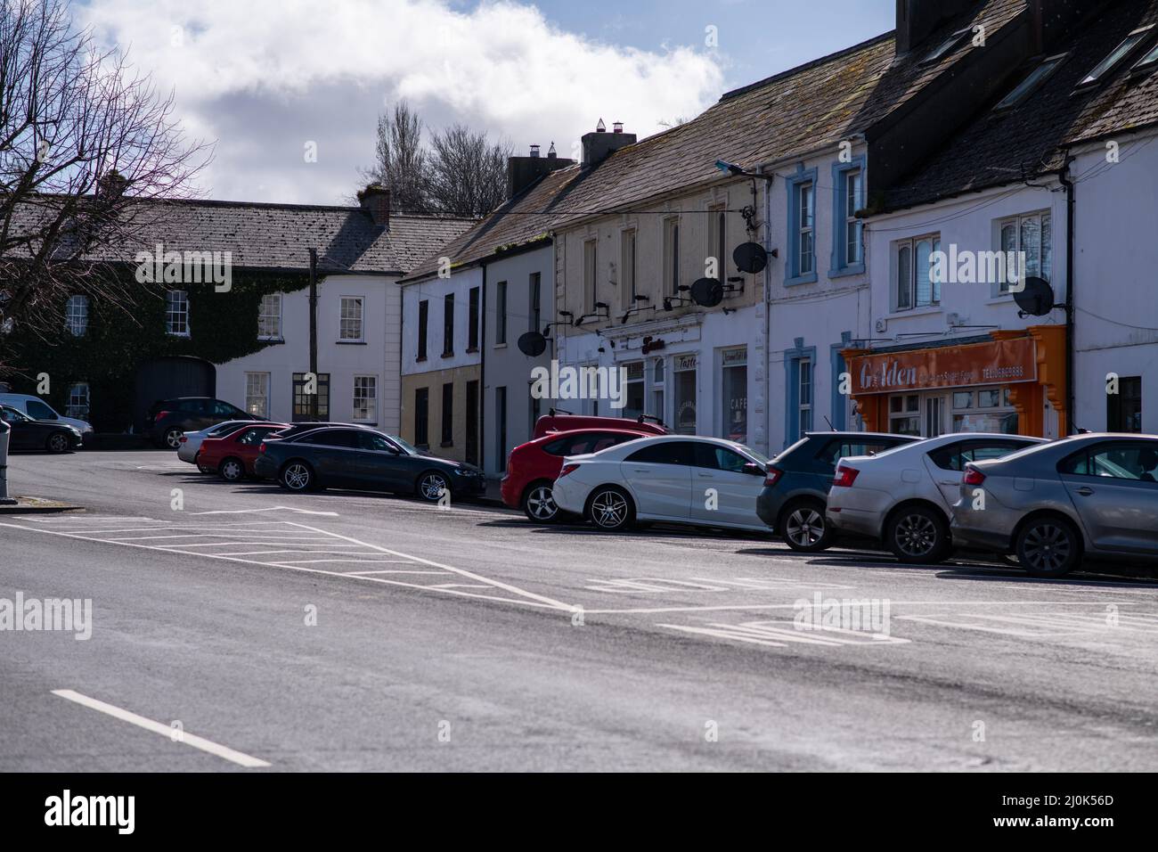 View of Glin village in county Limerick- ,Glin,Ireland,March,18,2022 ...