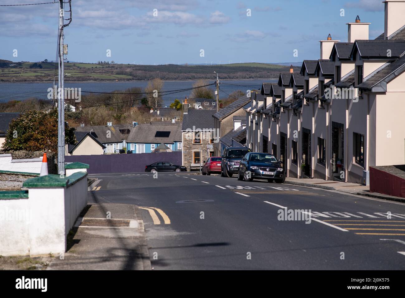 View of Glin village in county Limerick- ,Glin,Ireland,March,18,2022 ...