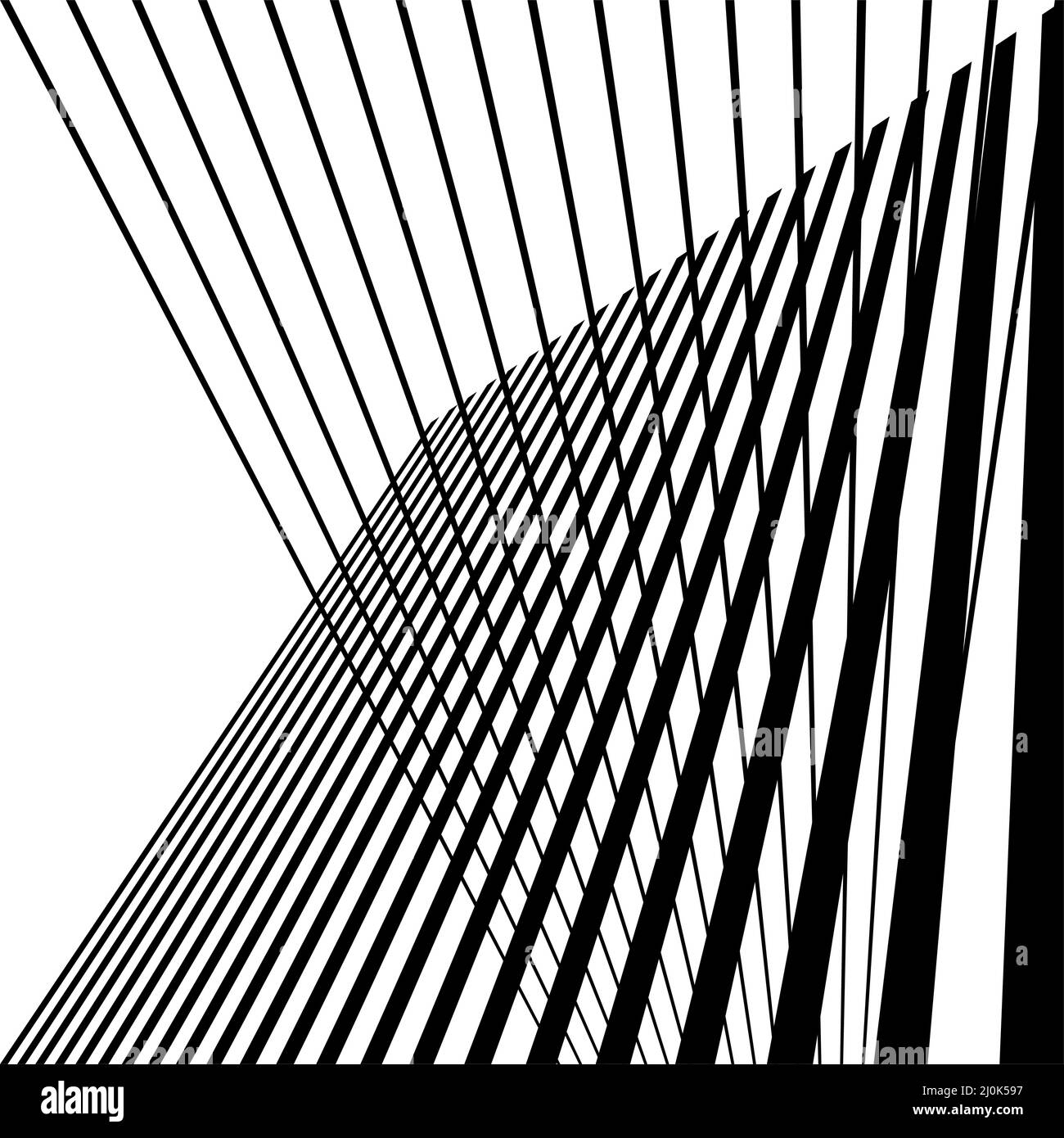 Abstract random grid, mesh. Lattice, grating and grille pattern with oblique, diagonal, slanting ...