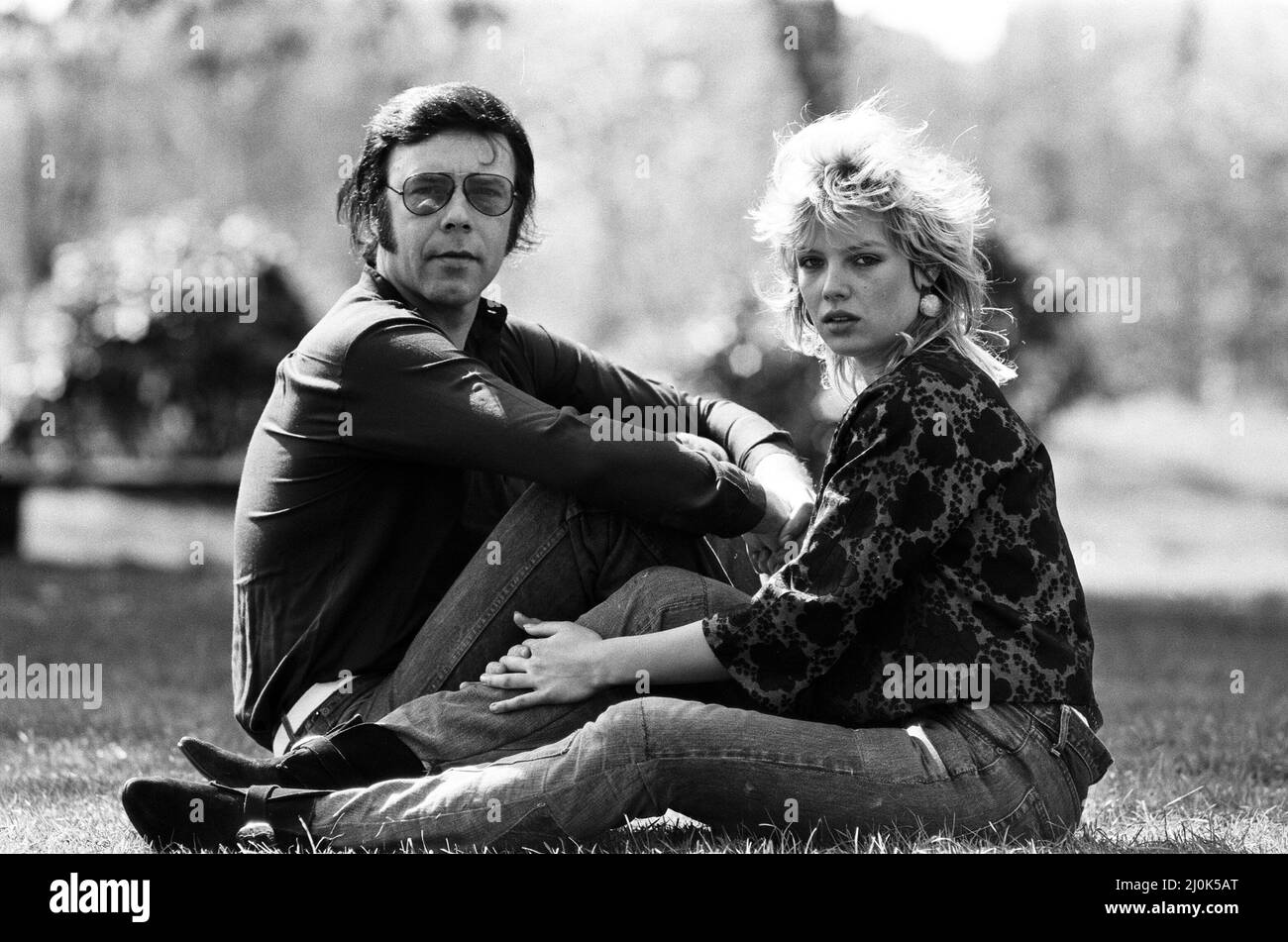 Former Pop Star Marty Wilde And His Daughter Kim Who Has A Record In