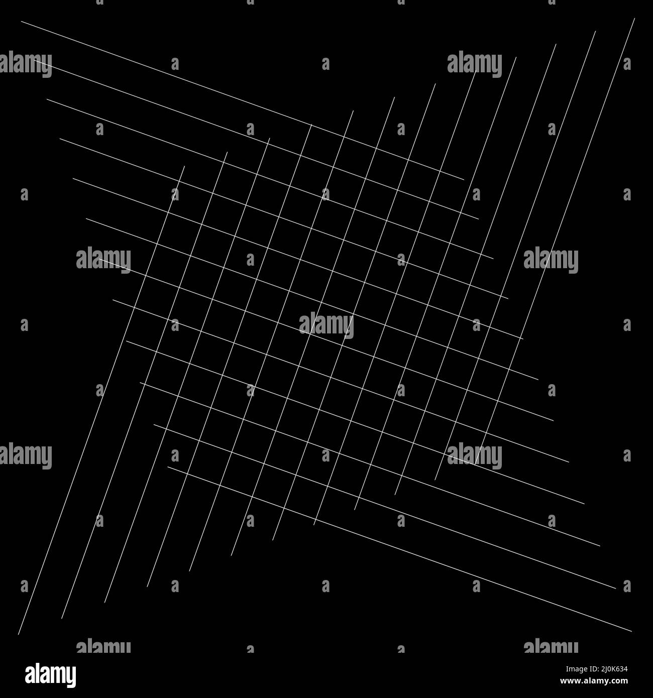 Abstract random grid, mesh. Lattice, grating and grille pattern with oblique, diagonal, slanting ...