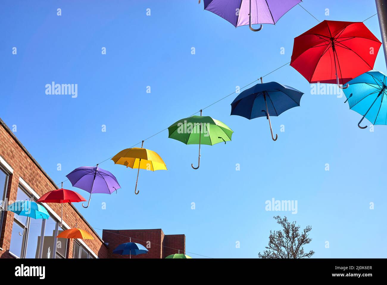 Umbrellas as a art display hi-res stock photography and images - Alamy
