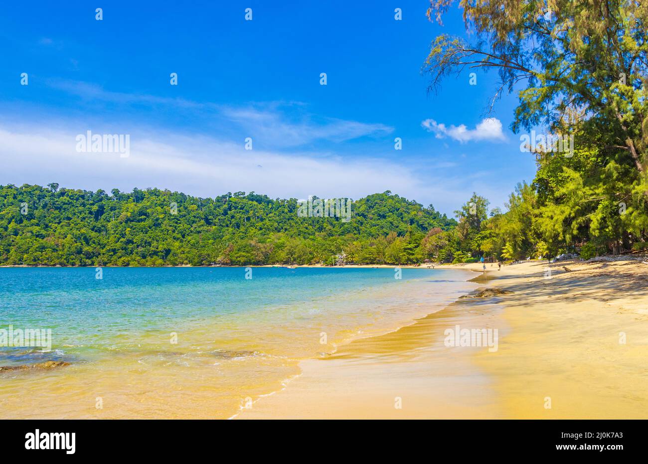 Tropical Paradise island Koh Phayam Aow Yai Beach landscape Thailand ...