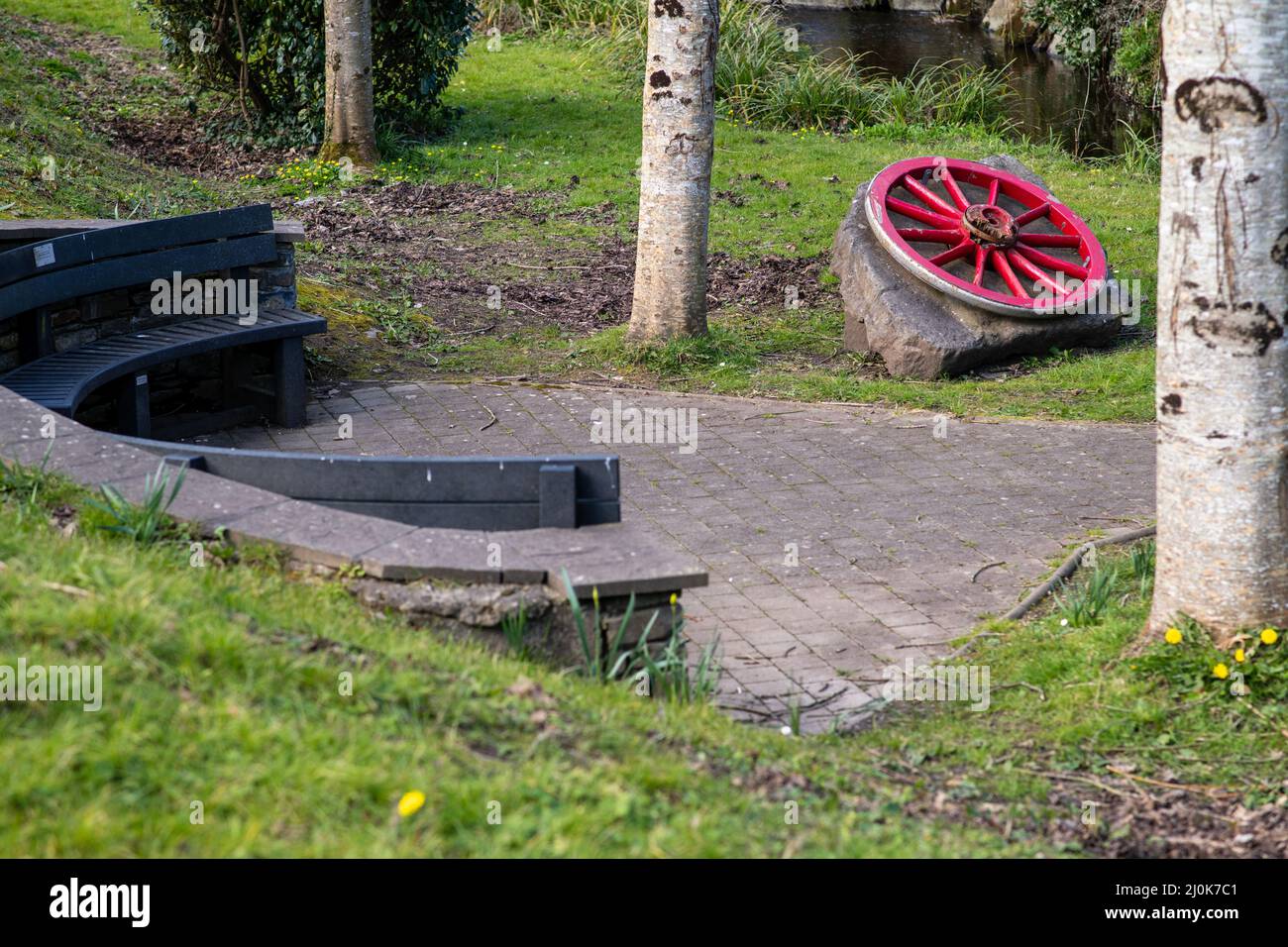 View of Tarbert village in county Kerry- ,Tarbert,Ireland,March,18,2022 ...