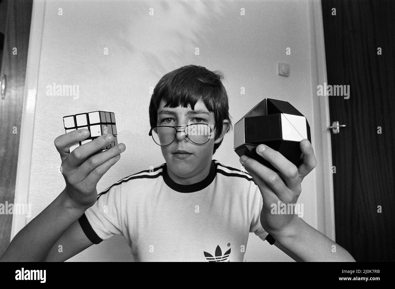 Rubik cube Black and White Stock Photos & Images - Alamy