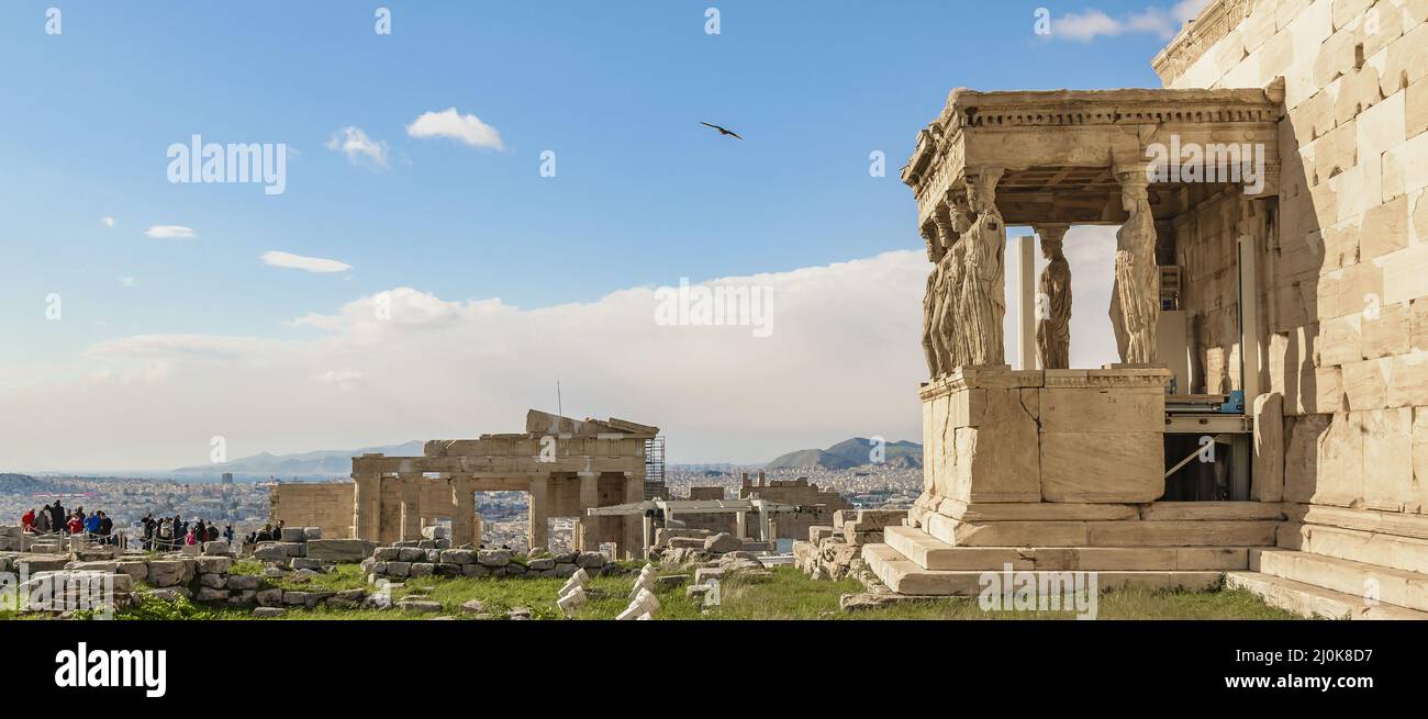 Acropolis Site Landscape, Athens, Greece Stock Photo - Alamy