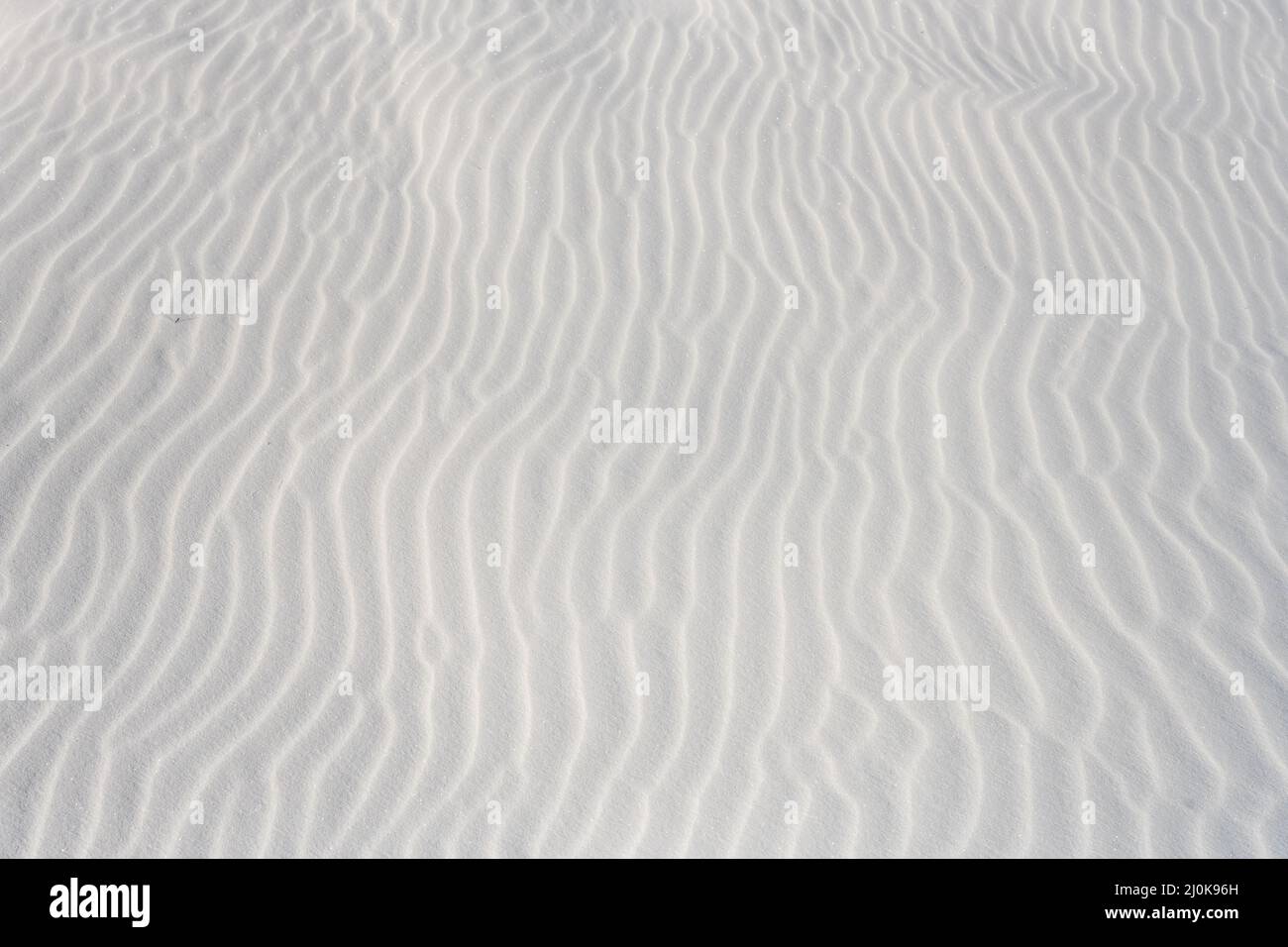 Waves of Ripples Across Gypsum sand dune in White Sand Dunes National ...