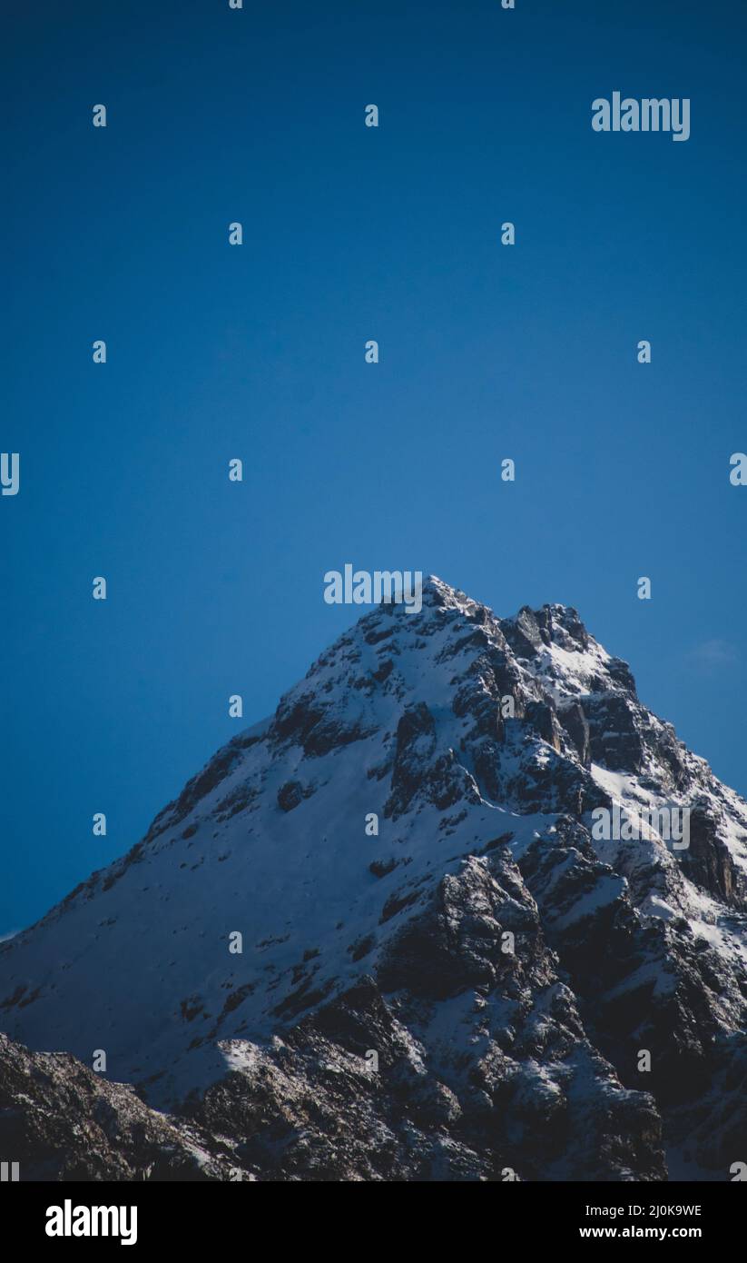Top of The Matterhorn peak in the Pennine Alps, Switzerland Stock Photo ...