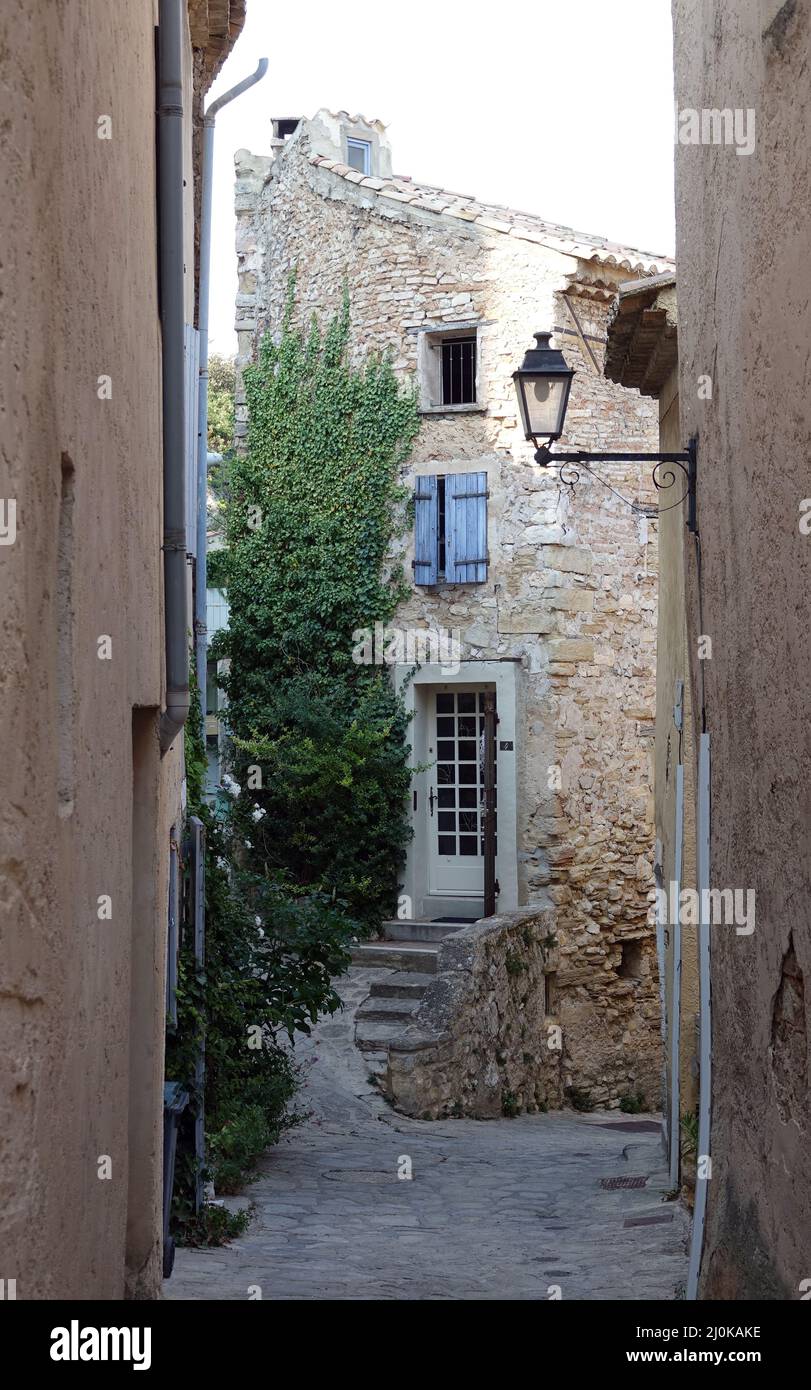 Old town of Le Barroux, Provence Stock Photo - Alamy