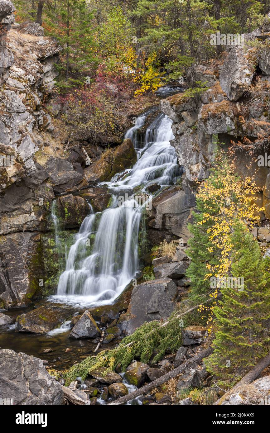 Overview of Crystal falls Stock Photo - Alamy