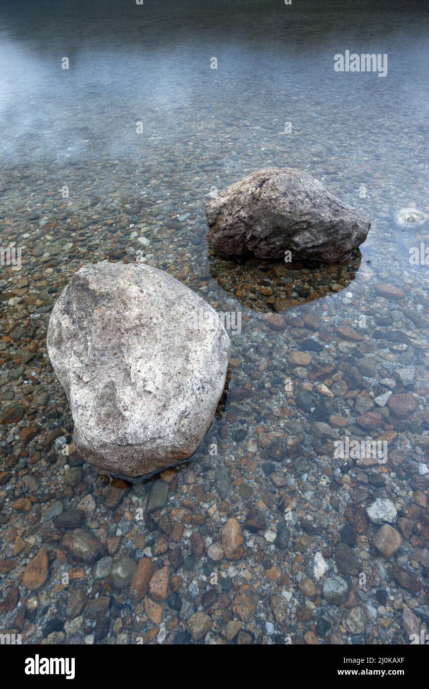 Water and boulders hi-res stock photography and images - Alamy