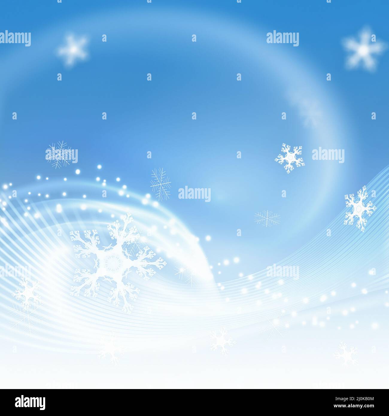 Abstract painting of winter hi-res stock photography and images - Alamy