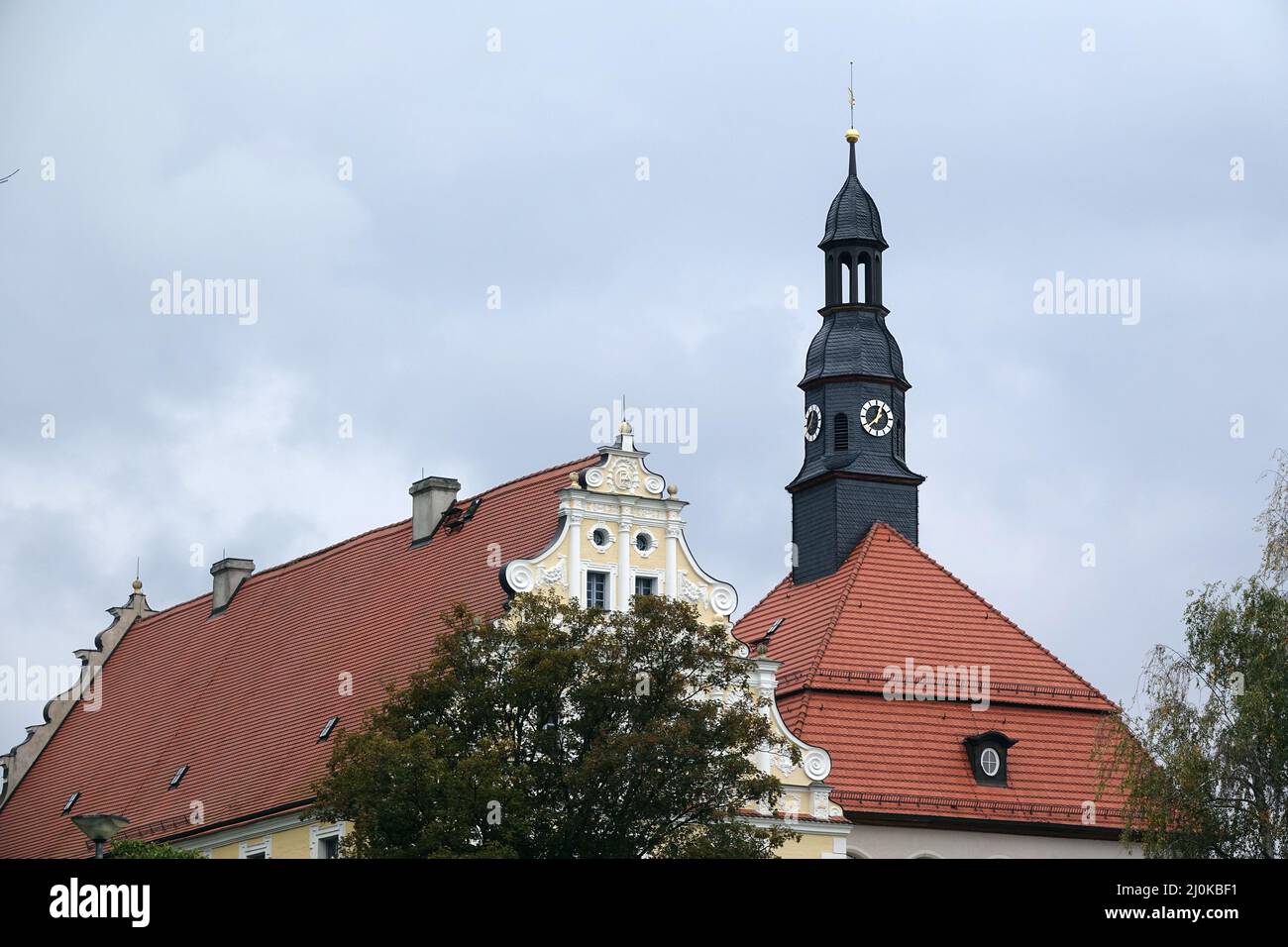 Castle in Luebben Stock Photo - Alamy