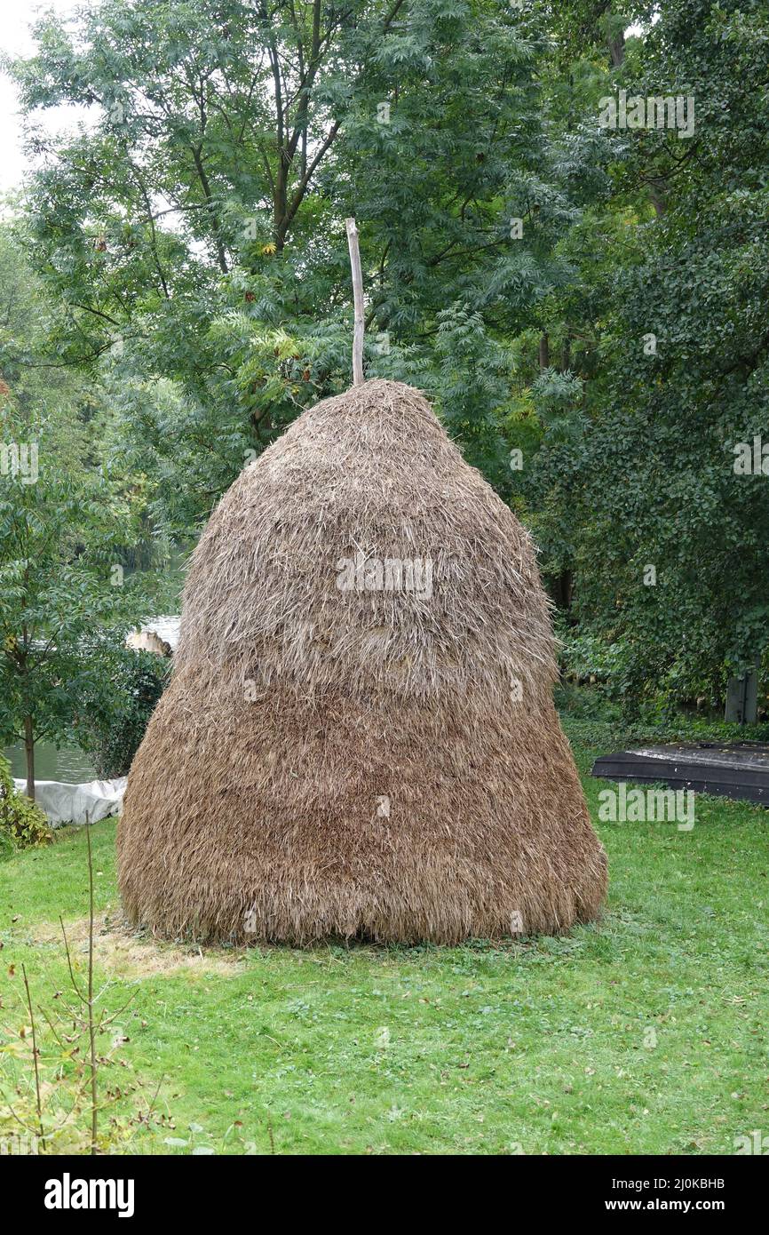 Hay buck in the Spreewald Stock Photo - Alamy