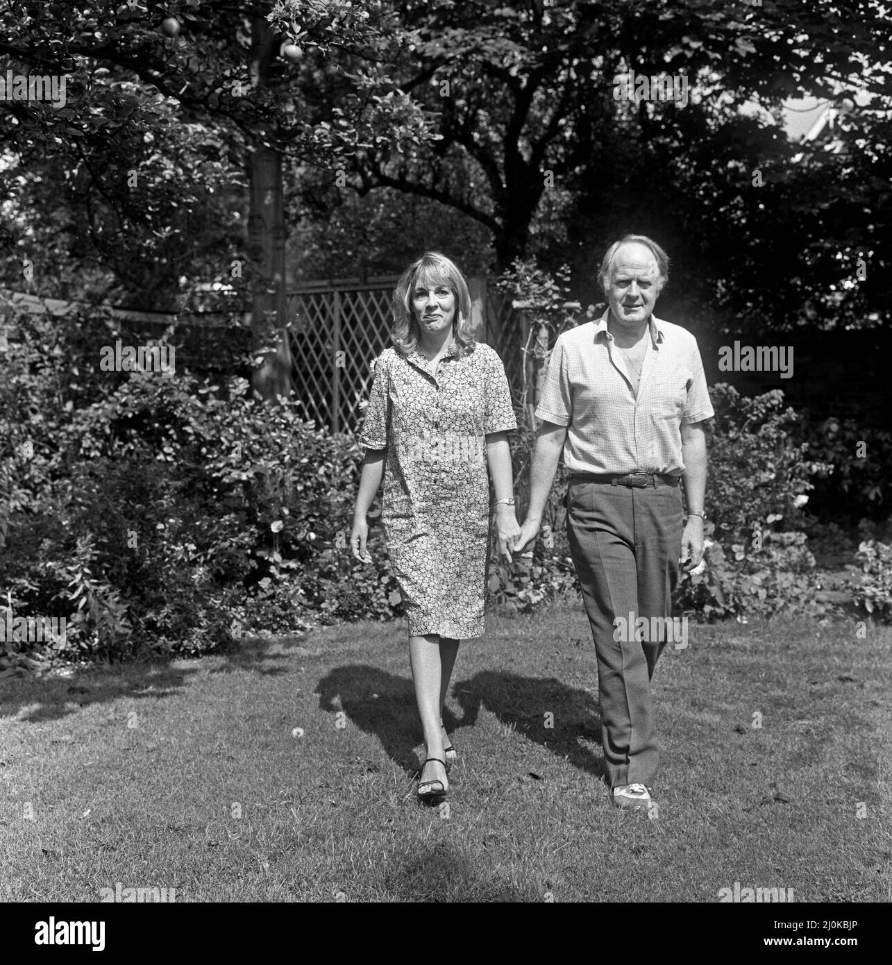 Desmond Wilcox and Esther Rantzen pictured at home. 9th August 1980 ...