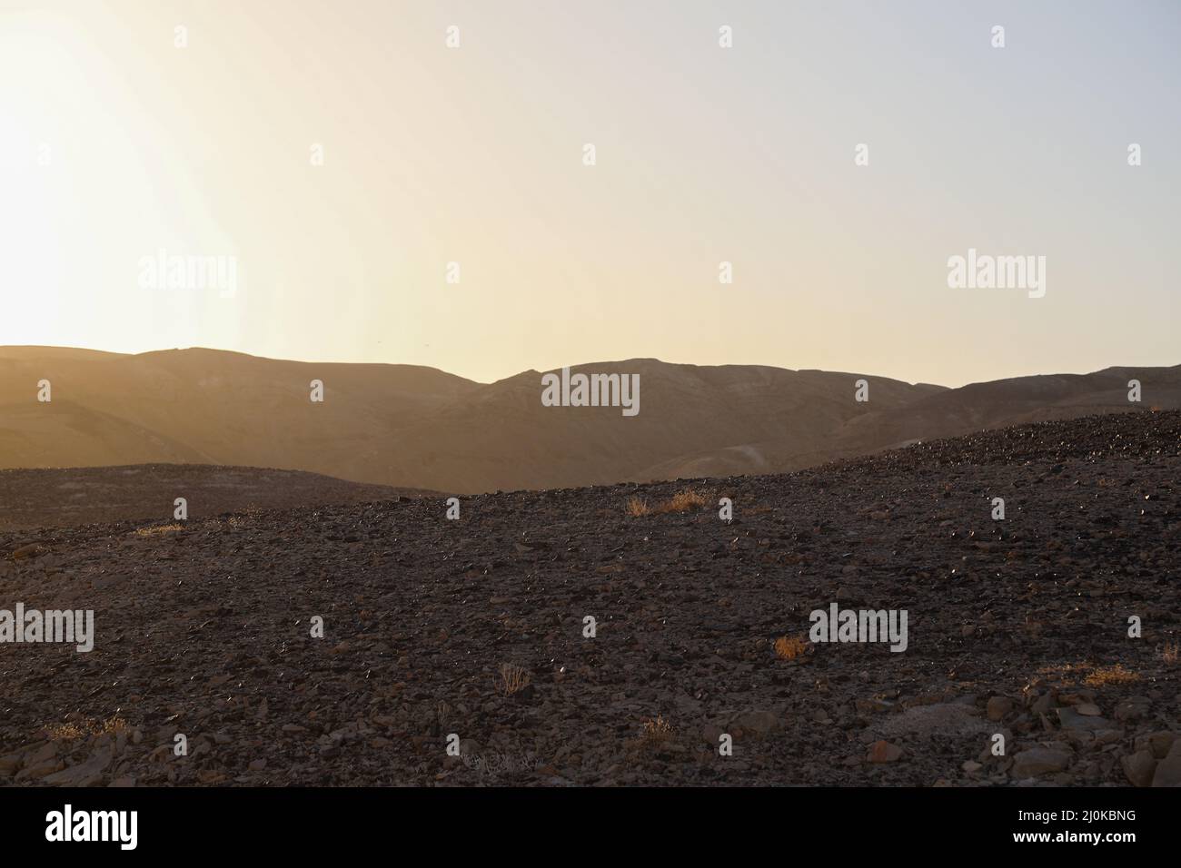 Landscape of the Negev desert in Israel Stock Photo - Alamy
