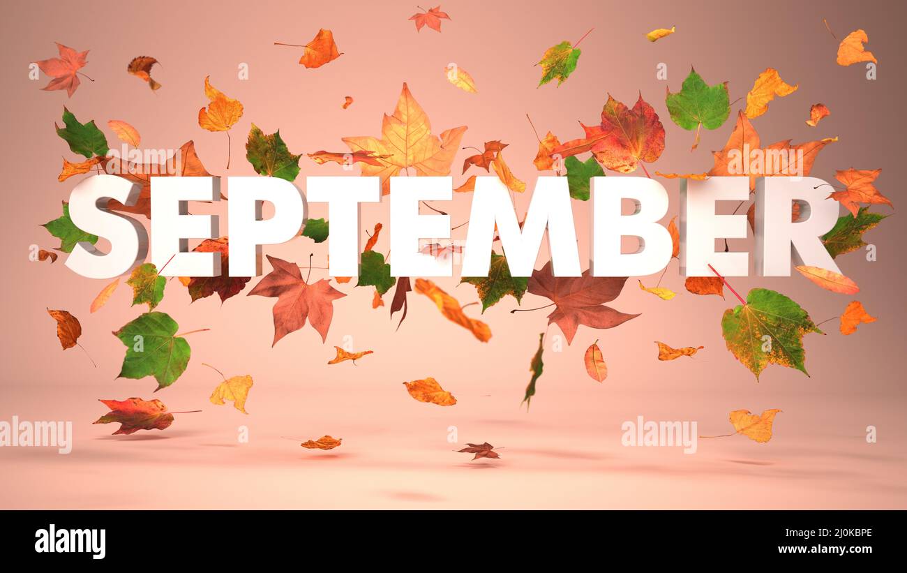 September Autumn Foliage Stock Photo - Alamy