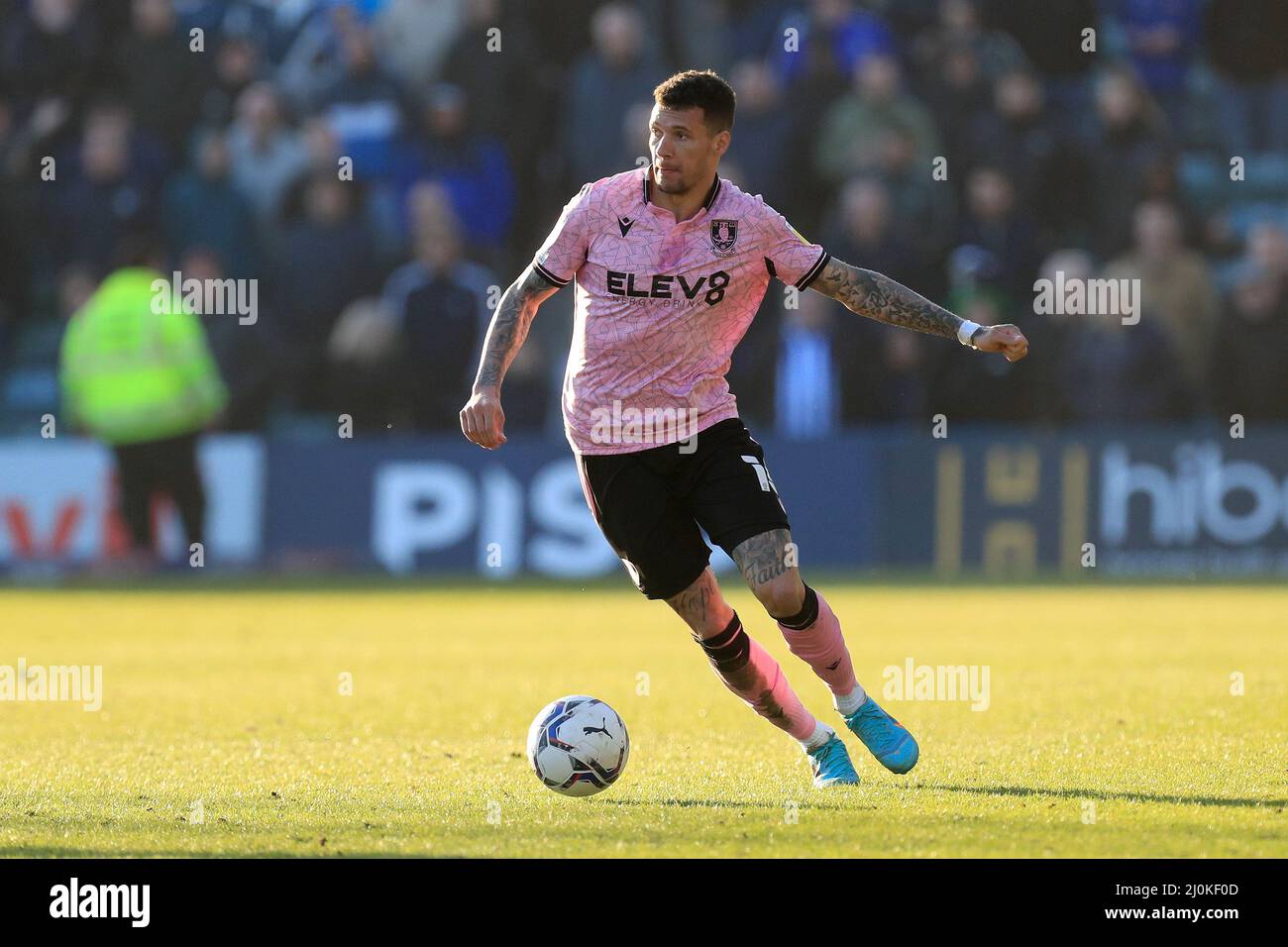 Marvin Johnson #18 of Sheffield Wednesday in action Stock Photo - Alamy