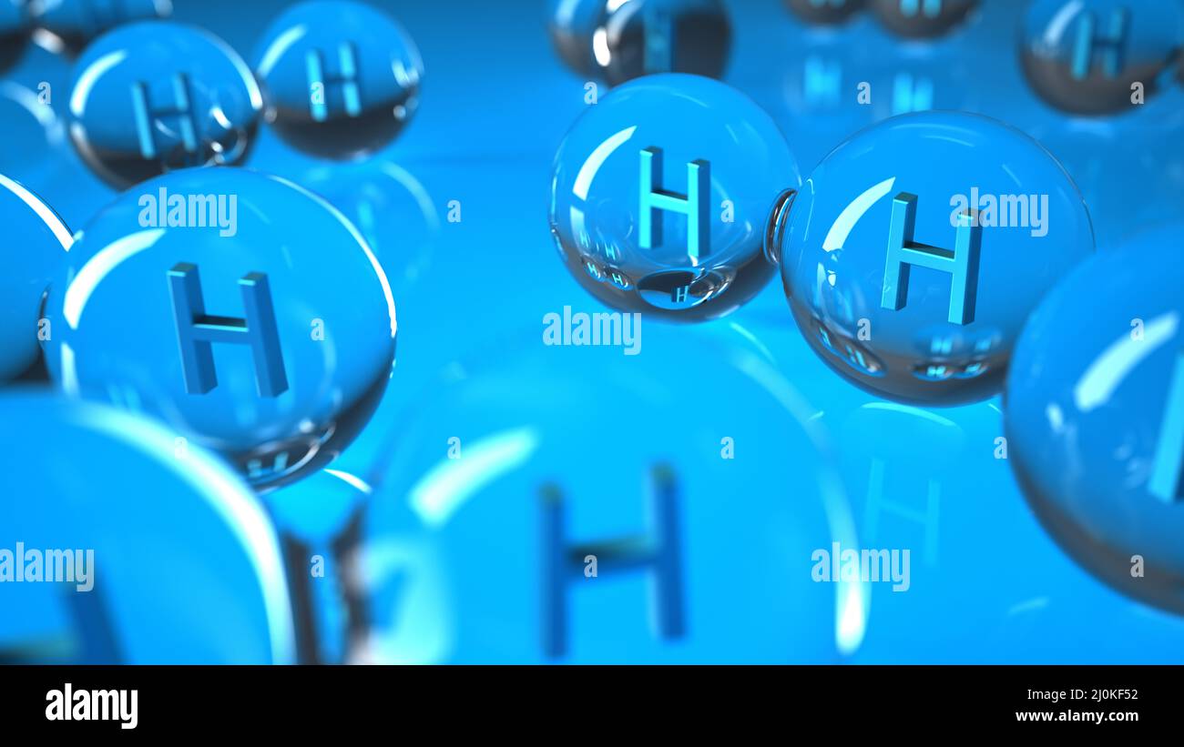 H2 Molecules Hydrogen Stock Photo - Alamy