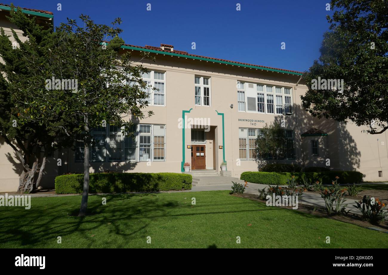 Los Angeles, California, USA A General view of atmosphere of Brentwood ...