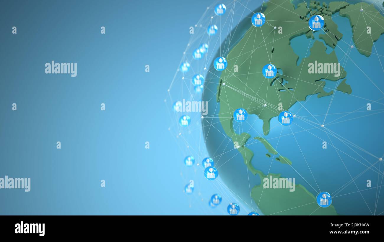 Global Connection Concept Stock Photo - Alamy