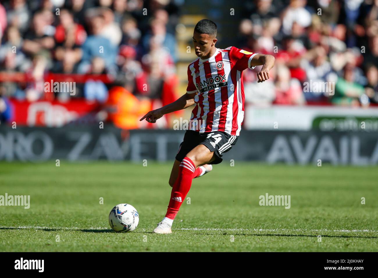 Kyron Gordon #34 of Sheffield United Stock Photo - Alamy