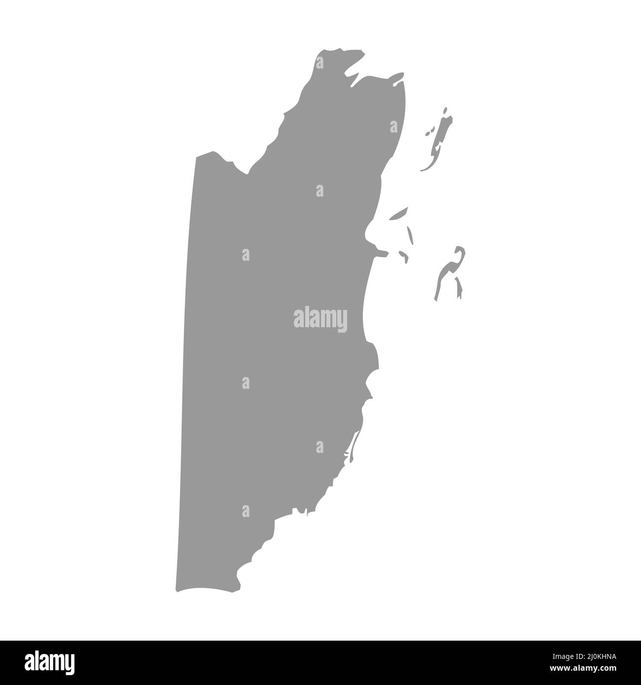 Belize vector country map silhouette Stock Vector Image & Art - Alamy