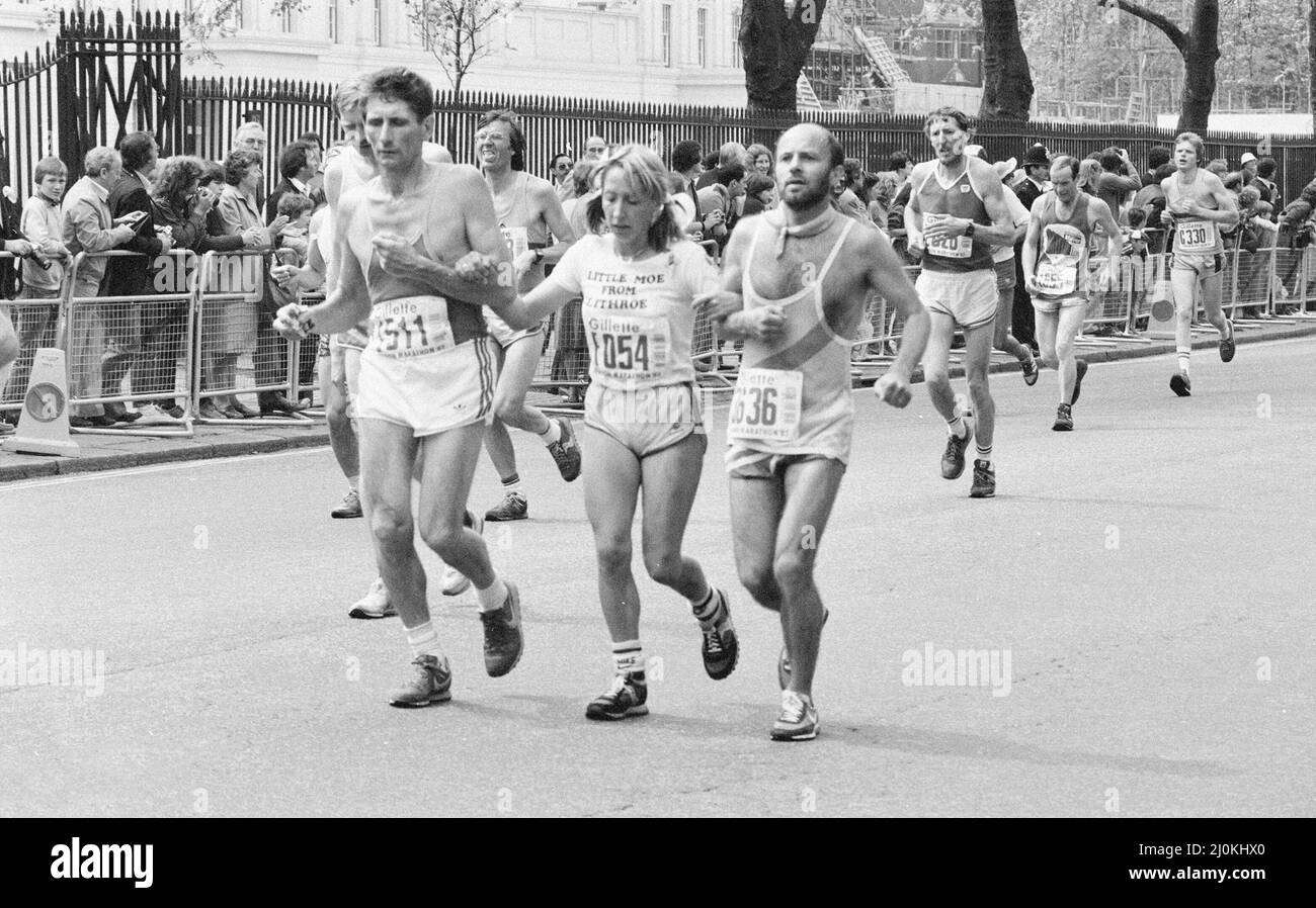 London Marathon 1982, Sponsored by Gillette, Sunday 9th May 1982 ...