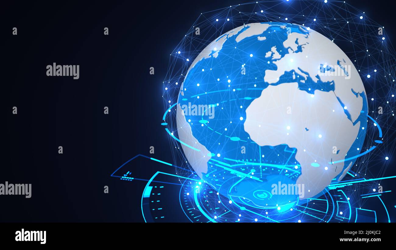 Global business networks hi-res stock photography and images - Alamy