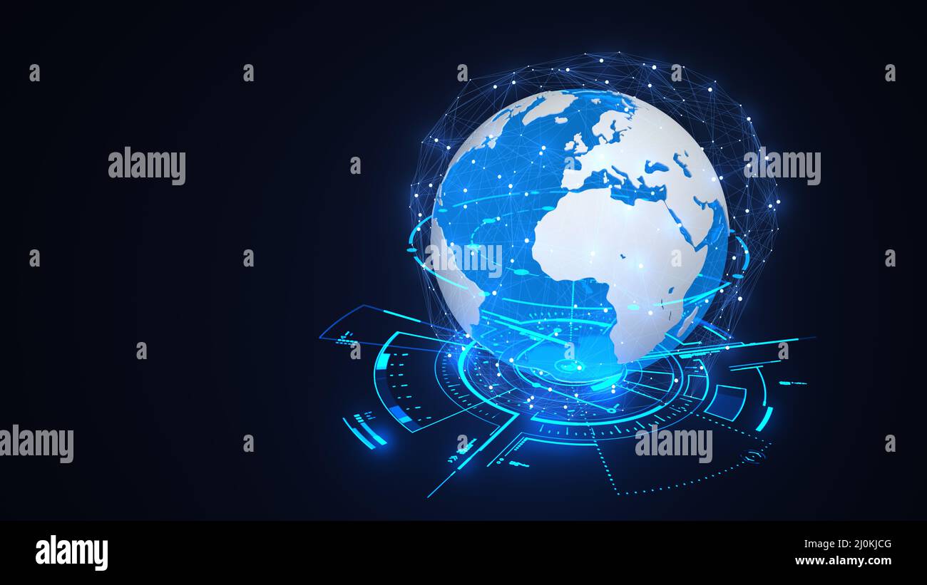Middle east big data network hi-res stock photography and images - Alamy