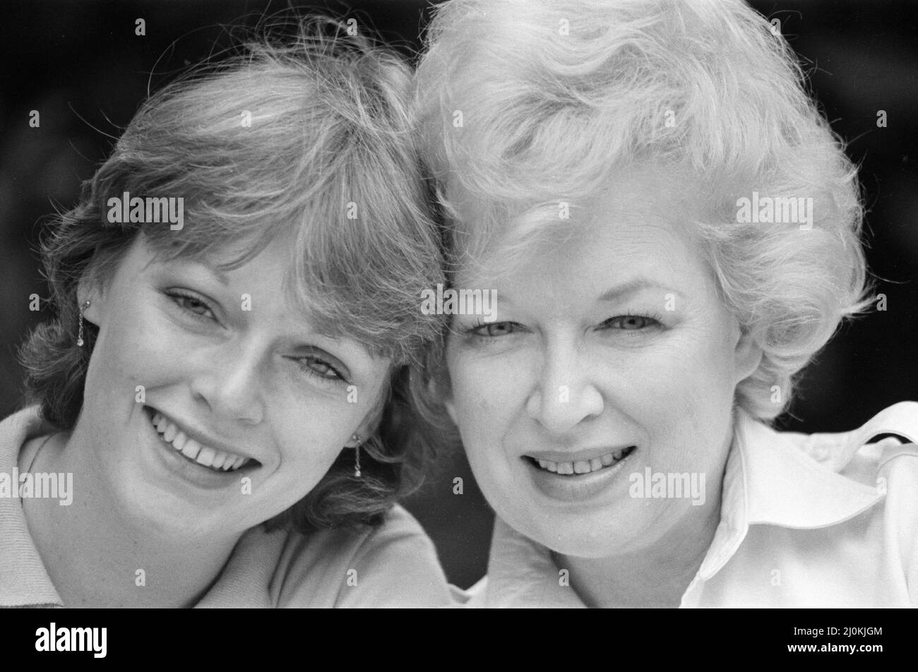 June Whitfield and her daughter Suzy Picture taken 12th September 1980 ...