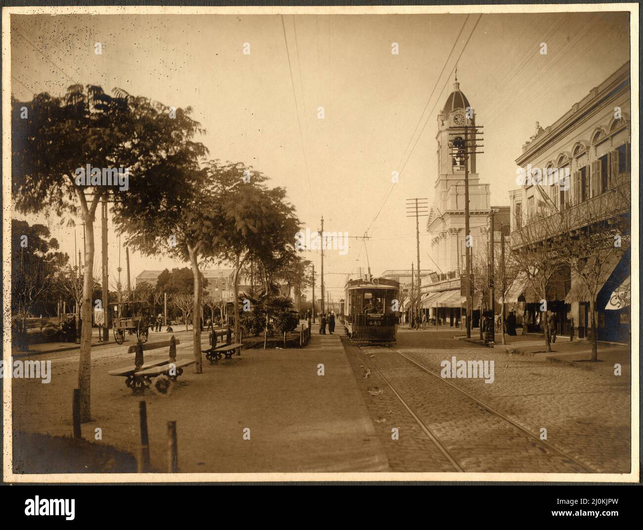 Rivadavia Avenue during the celebration for the Centennial of the San ...