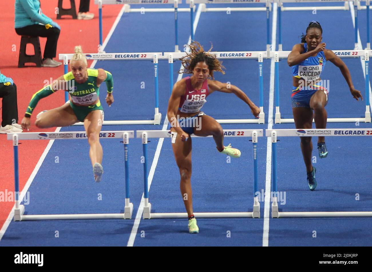 Liz CLAY of Australia, Gabriele CUNNINGHAM of USA, Maribel Vanessa ...