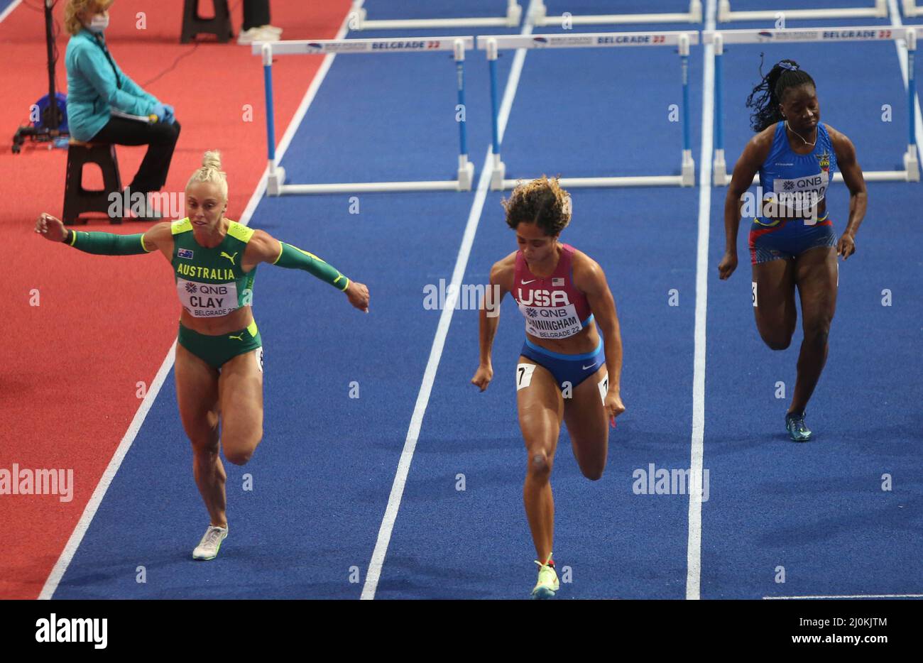 Liz CLAY of Australia, Gabriele CUNNINGHAM of USA, Maribel Vanessa ...