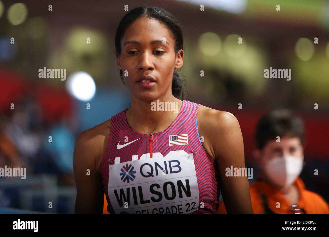 Ajee WILSON of USA, Heats 800 M Women during the World Athletics Indoor ...