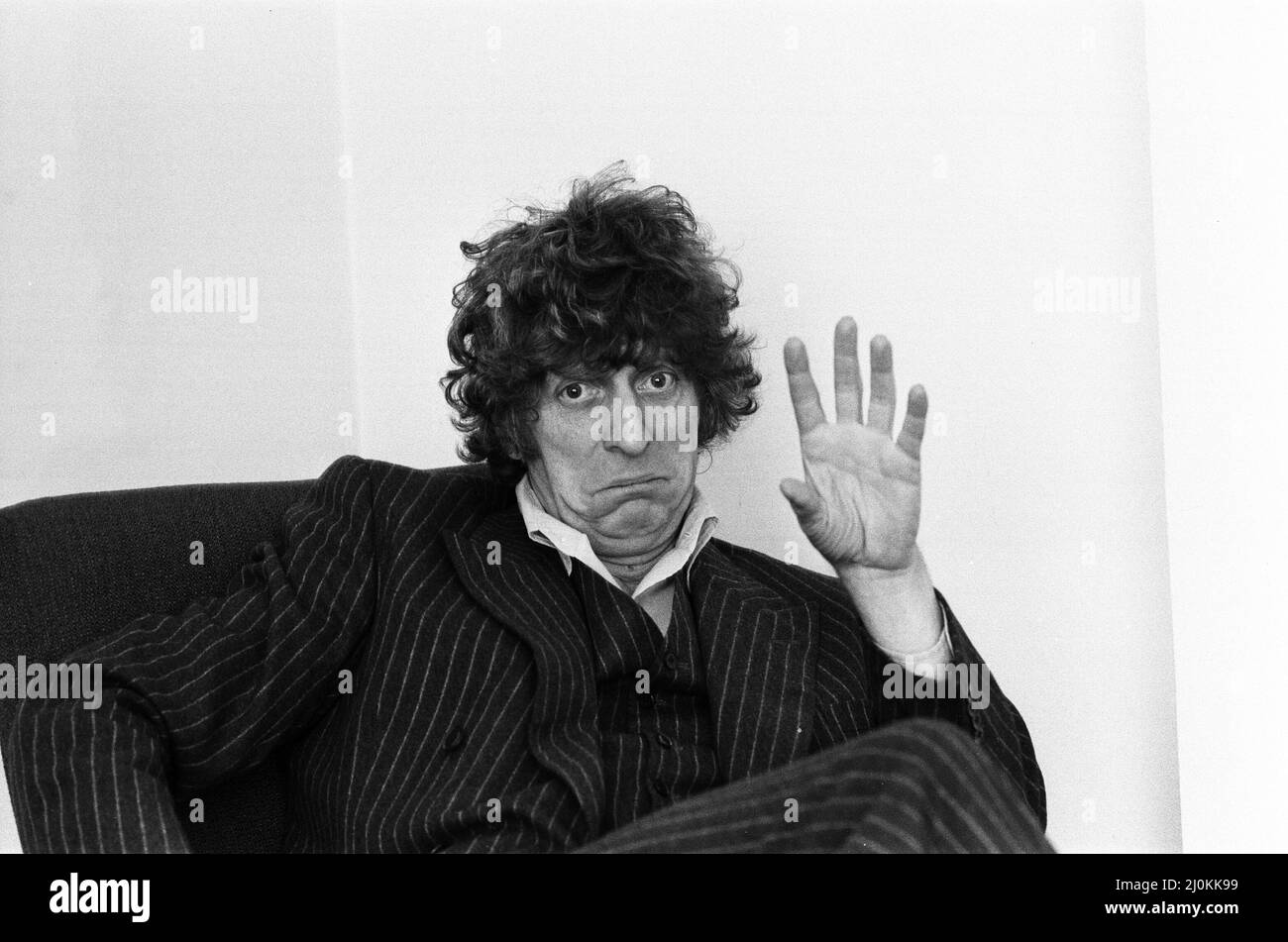 Actor Tom Baker. 24th October 1980 Stock Photo - Alamy