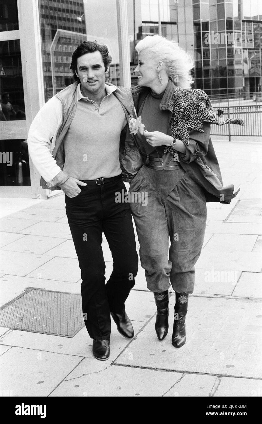 George Best and his wife Angie in London to promote George's new ...