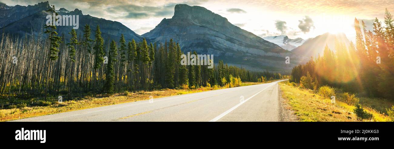 Road in Canada Stock Photo - Alamy