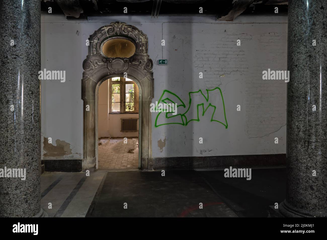 Courtyard of the old police headquarters in Frankfurt Stock Photo - Alamy