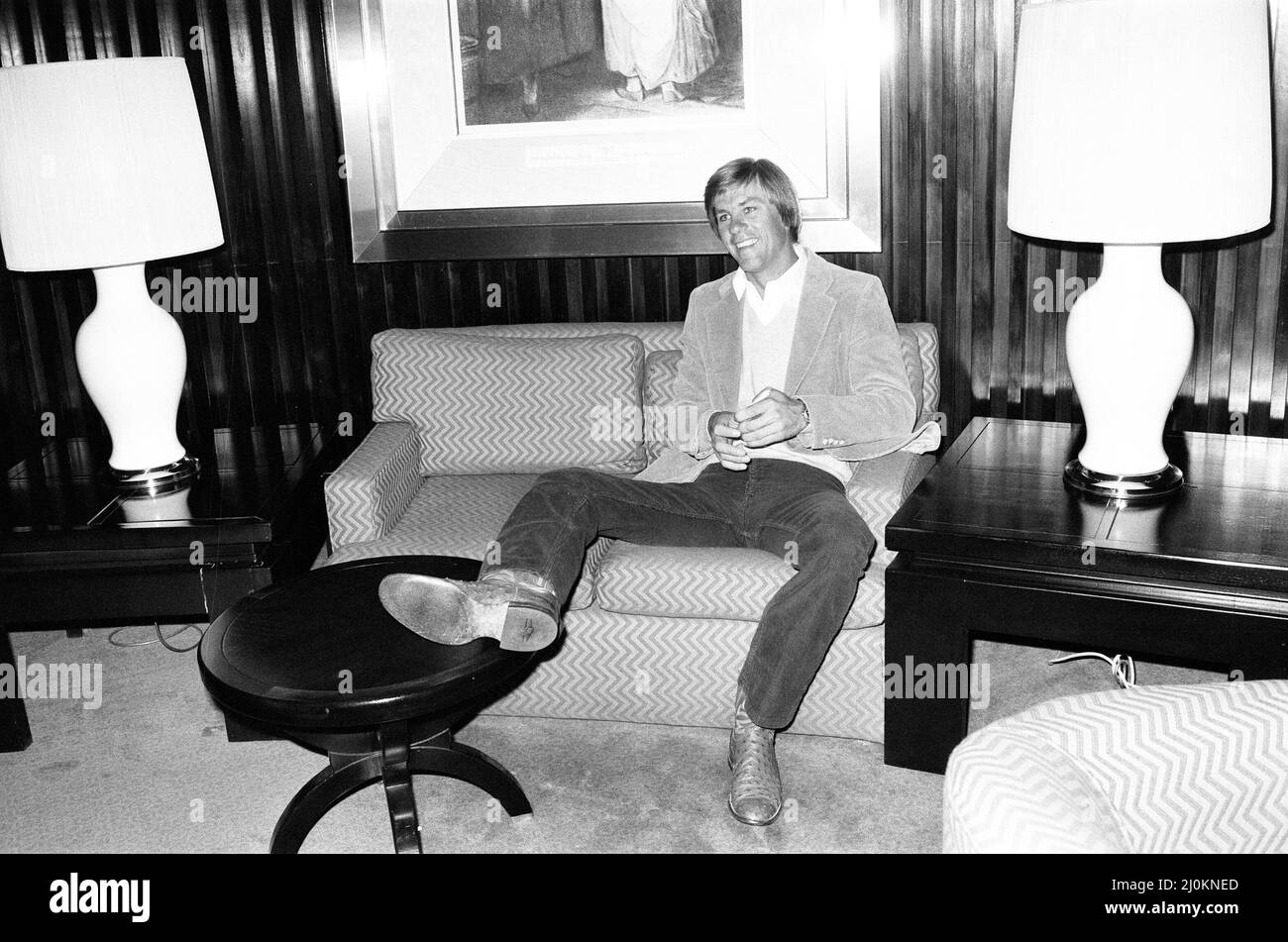 Bill Rogers, 29, from Texas, winner of the 1981 Open golf championship ...